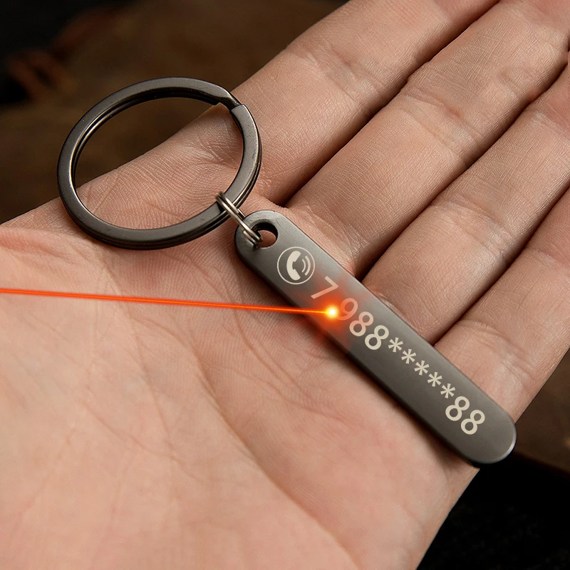 Keychain Personalized Customized Keyring for Car Phone Number Name Gift ...