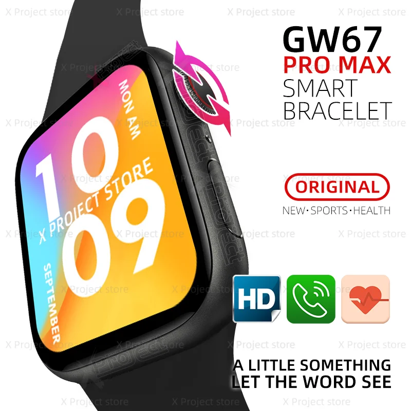 GW67 PRO MAX Smartwatch 2022 Bluetooth Call Wireless Charging Custom ...