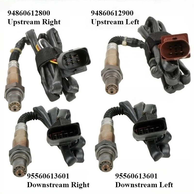 95560613601 Set of 1/4 Lambda Oxygen Sensor for 2002-2007 Porsche ...