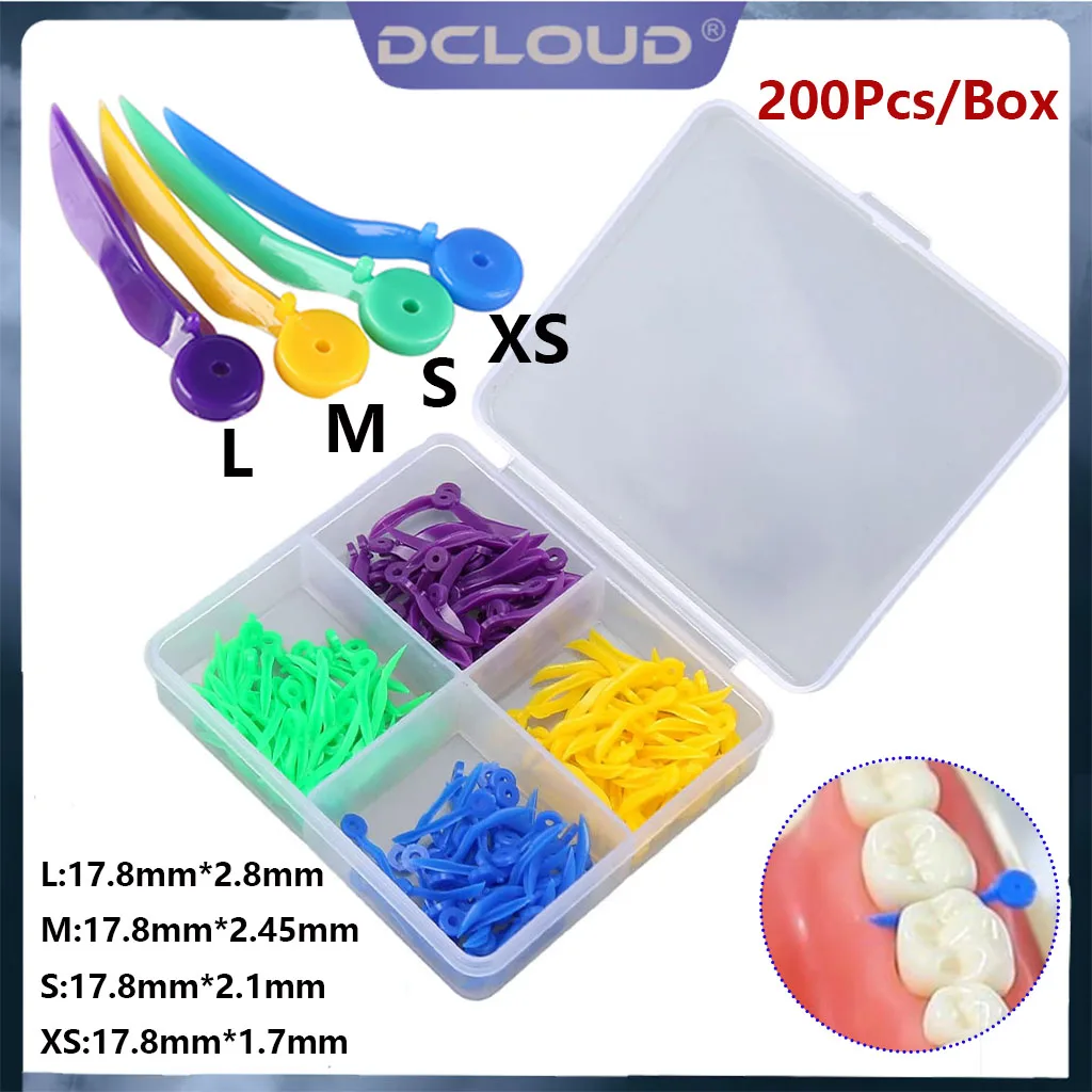 Disposable-Dental-Tooth-Gap-Wedges-with-End-Circular-Holes-Plastic ...