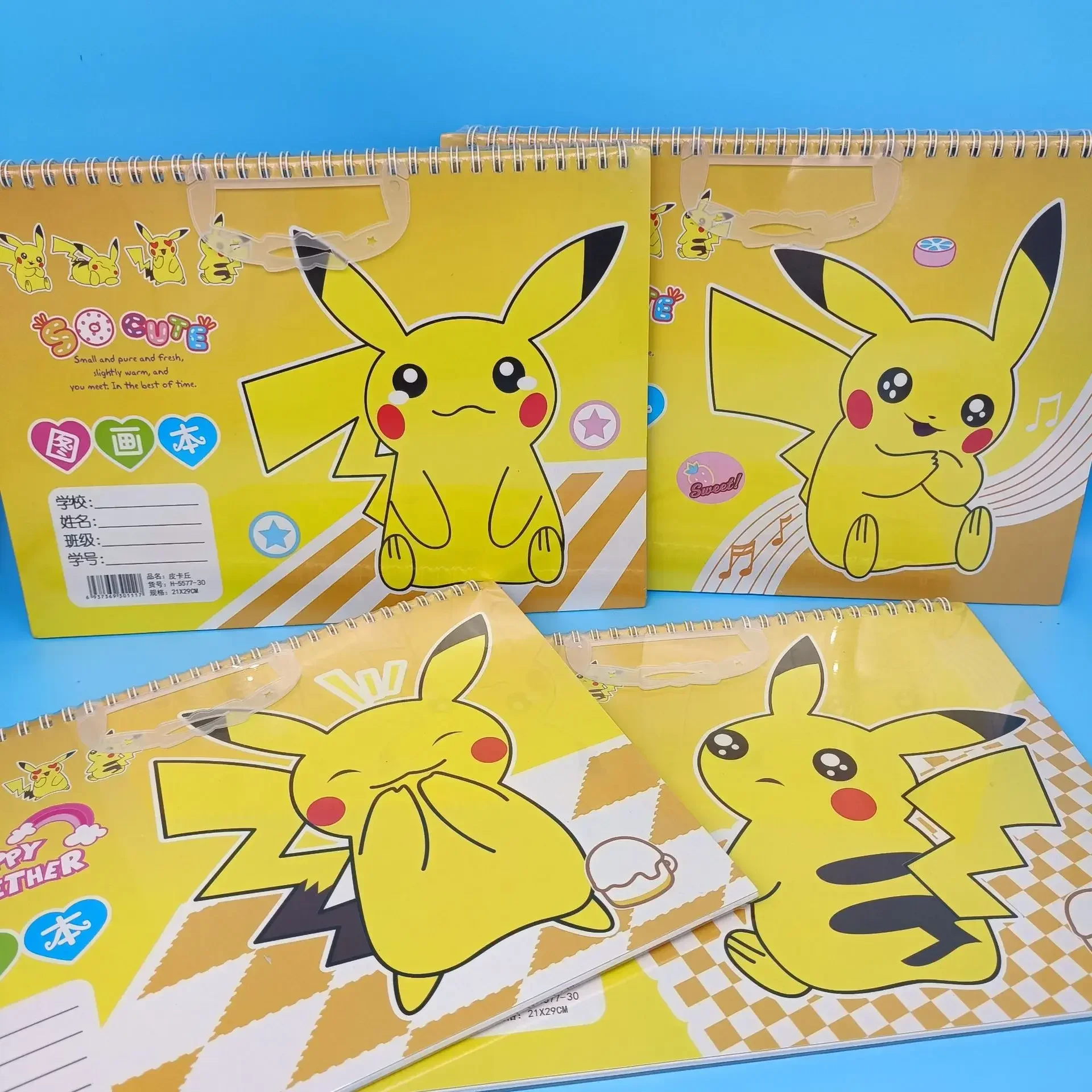 Kawaii-Pokemon-Anime-Cartoon-series-Pikachu-Portable-Picture-Book ...
