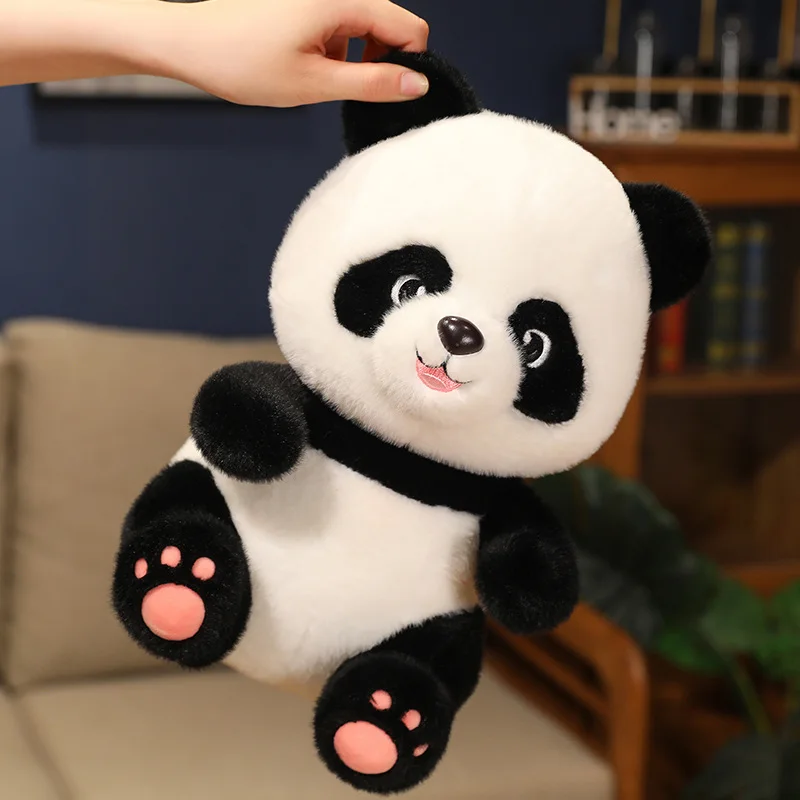 25-30-40-50cm-Kawaii-Cute-Cartoon-Big-Panda-Plush-Toys-Stuffed-Pink-Paw ...