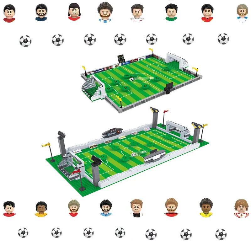 Soccer-Field-Building-blocks-DIY-Table-Football-Board-Building-Bricks ...