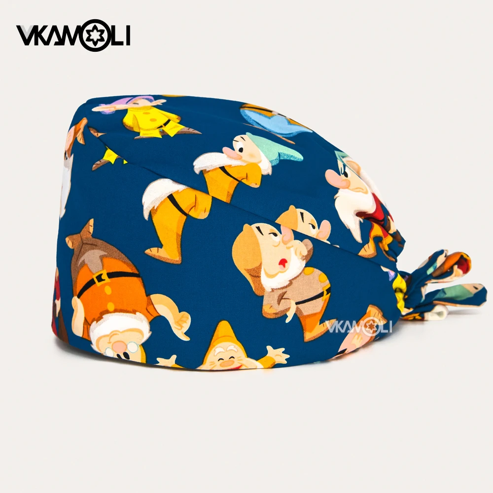 Gorro-quir-rgico-con-estampado-de-dibujos-animados-para-sala-de ...