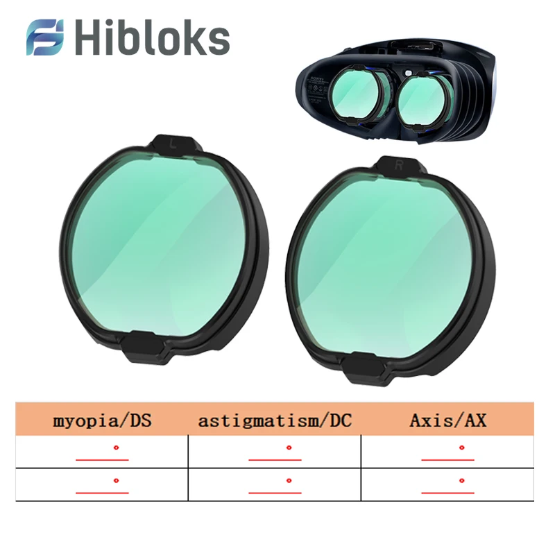 Hibloks-VR-Glasses-Lenses-For-Sony-PS-VR2-Myopia-Anti-Blue-Glasses ...