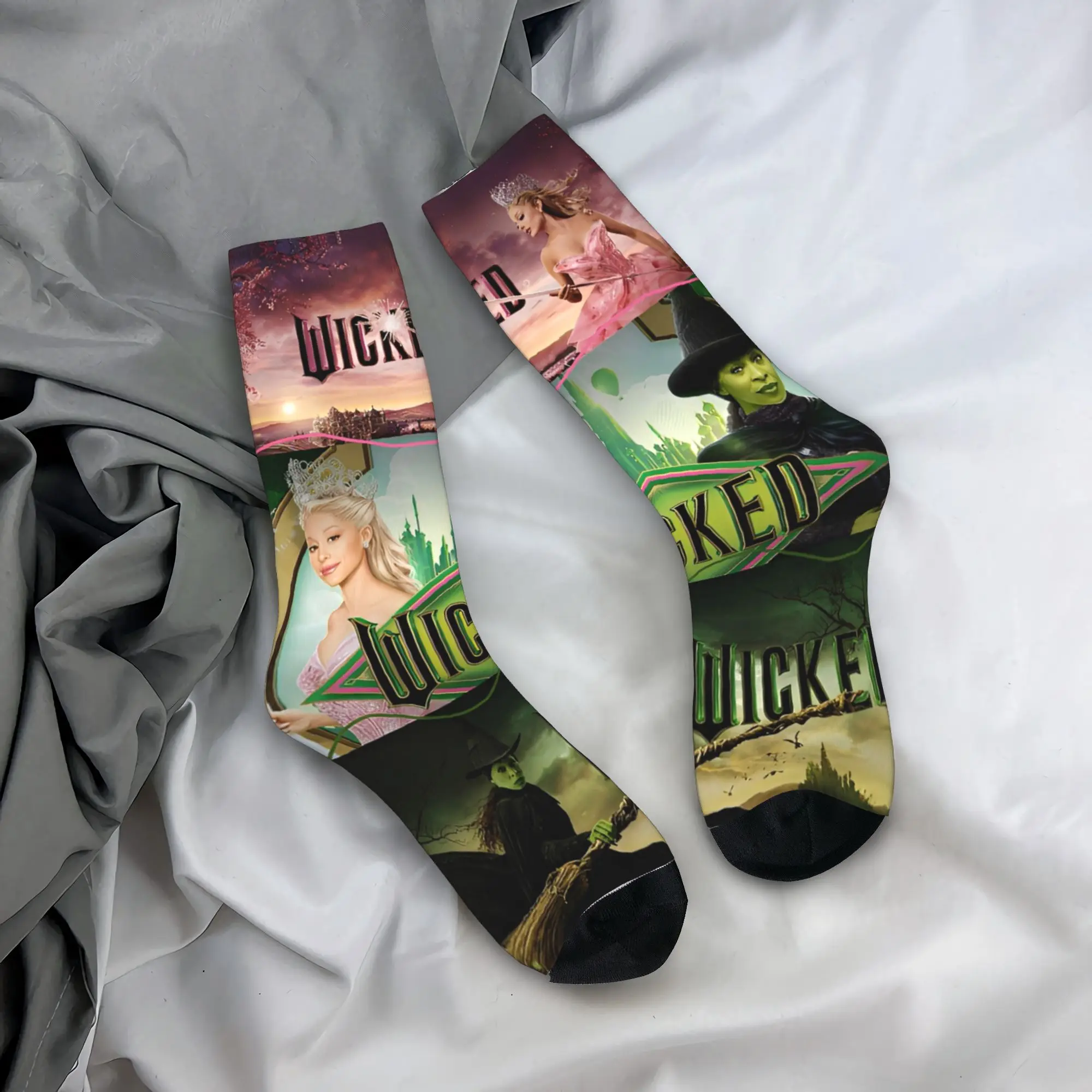 Wicked For Good Socks Merch For Men Women Glinda Elphaba Music Movie ...