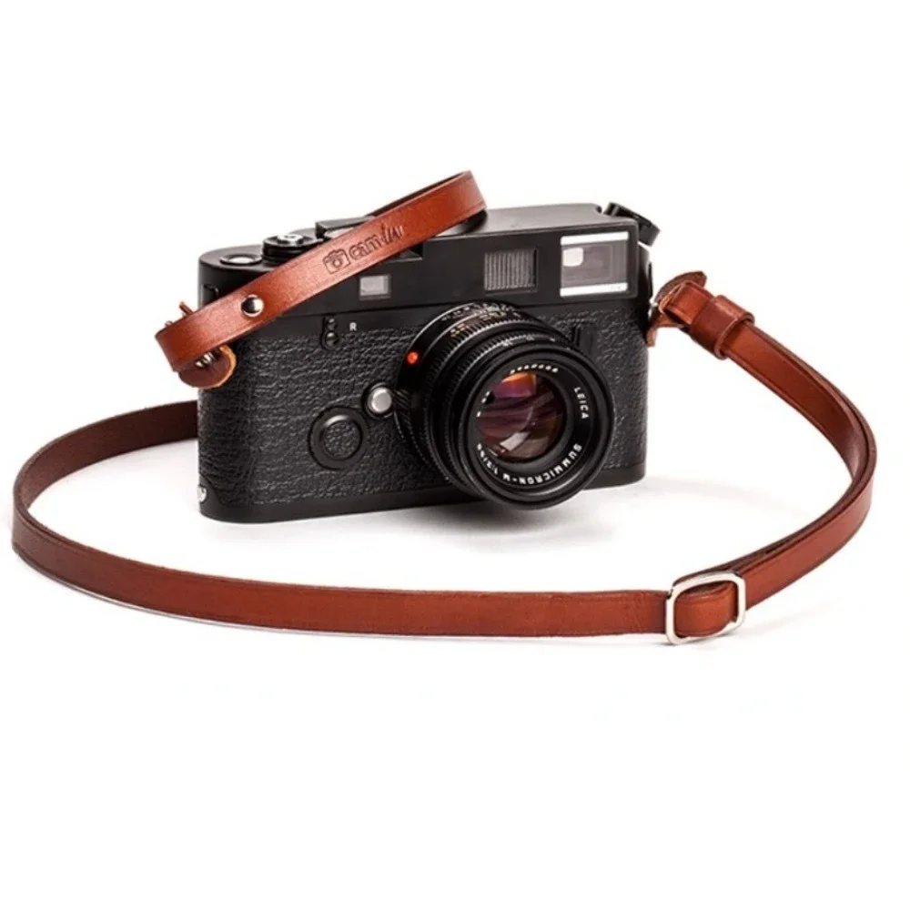 Leather-Digital-Camera-Strap-with-Adjustable-Length-Shoulder-Strap ...