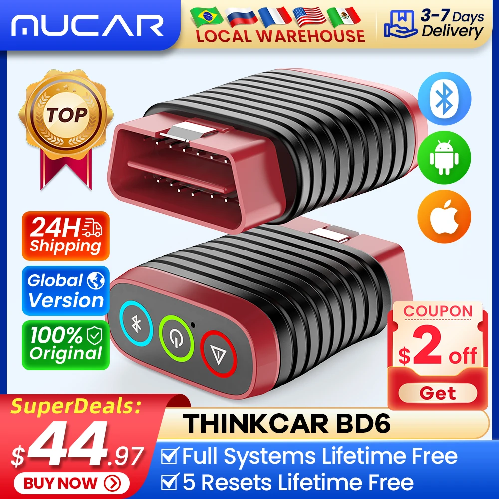 MUCAR-THINKCAR-BD6-Bluetooth-Scanner-Car-Diagnostic-Tool-OBD2-Scanner ...