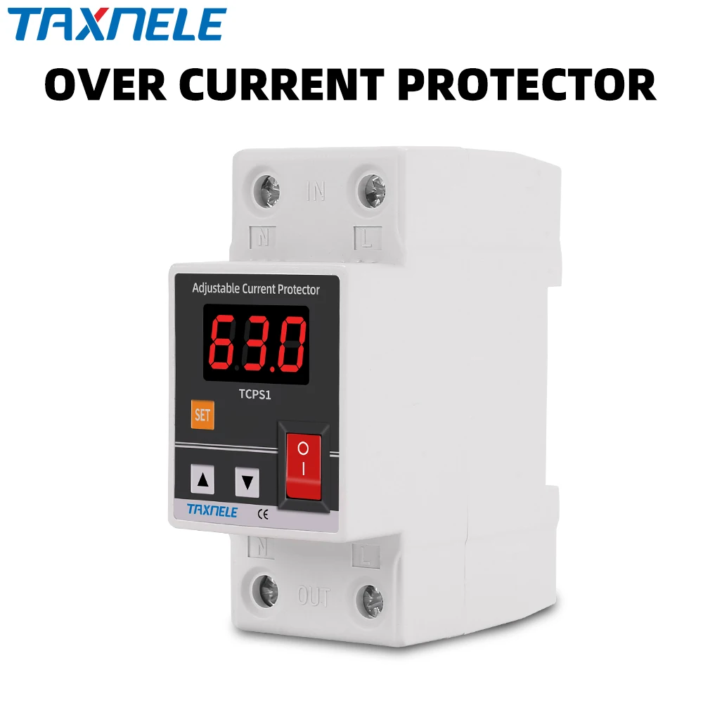 Electric-Current-limiter-with-Overload-Protection-Relay-Electronics-Circuit-Breaker-Surge-2P-63A ...
