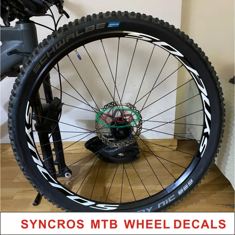 8pics-set-2wheelsets-Mountain-bike-SYNCROS-wheel-set-sticker-mtb ...