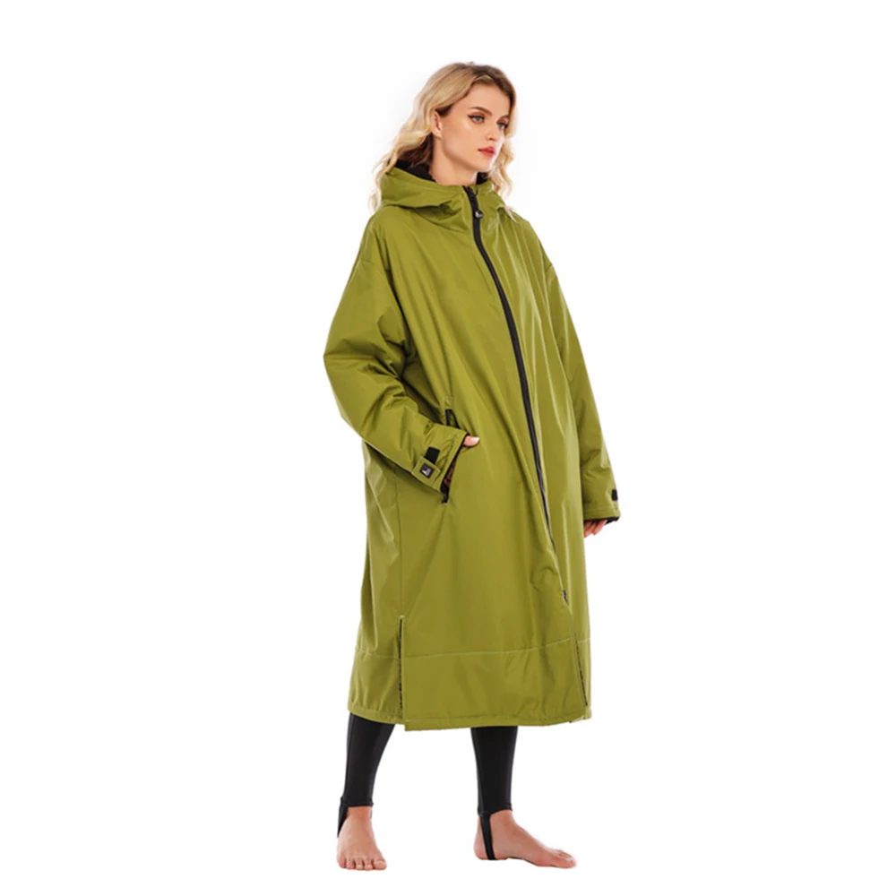 Waterproof-Surf-Changing-Robe-Outdoor-Coat-Fleece-Lined-Jacket-Keeping ...