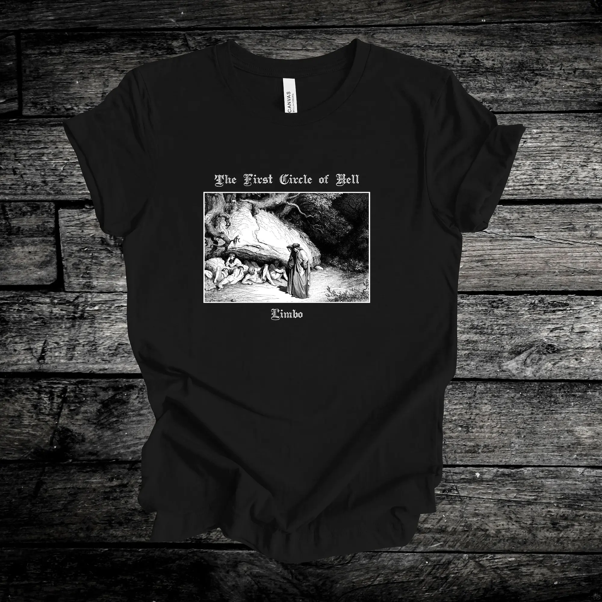 The-First-Circle-of-Hell-Limbo-Dante-s-Inferno-Divine-Comedy-T-Shirt ...