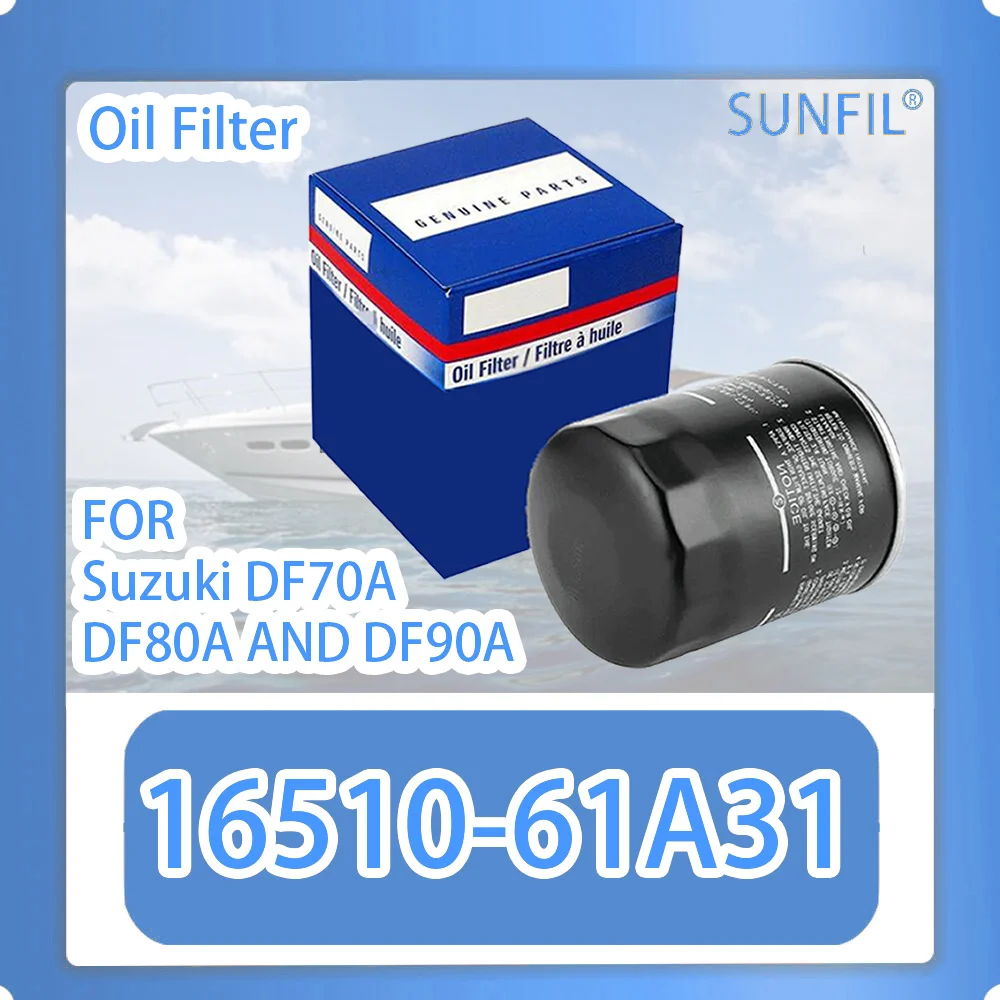 Outboard-Oil-Filter-16510-61A31-Four-Stroke-Engine-for-Suzuki-DF70A ...