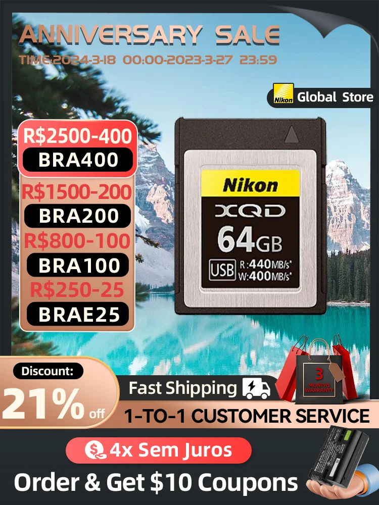 NIKON-Memory-Card-XQD-Cfexpress-Type-B-Card-USB-Speed-R-400Mb-s-W-400Mb ...