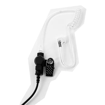 300-00755 earpiece headset with PTT for Sepura STP8038 STP9035 STP9138 ...