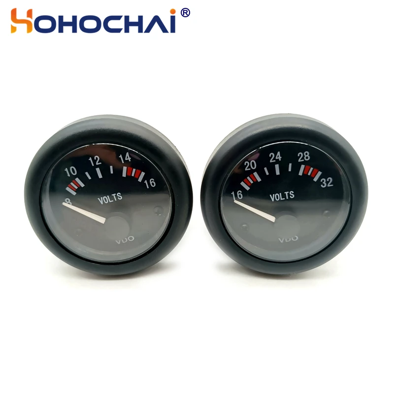 Size 52mm 12v/24v Vdo Voltage Gauge Meter - Generator Parts ...