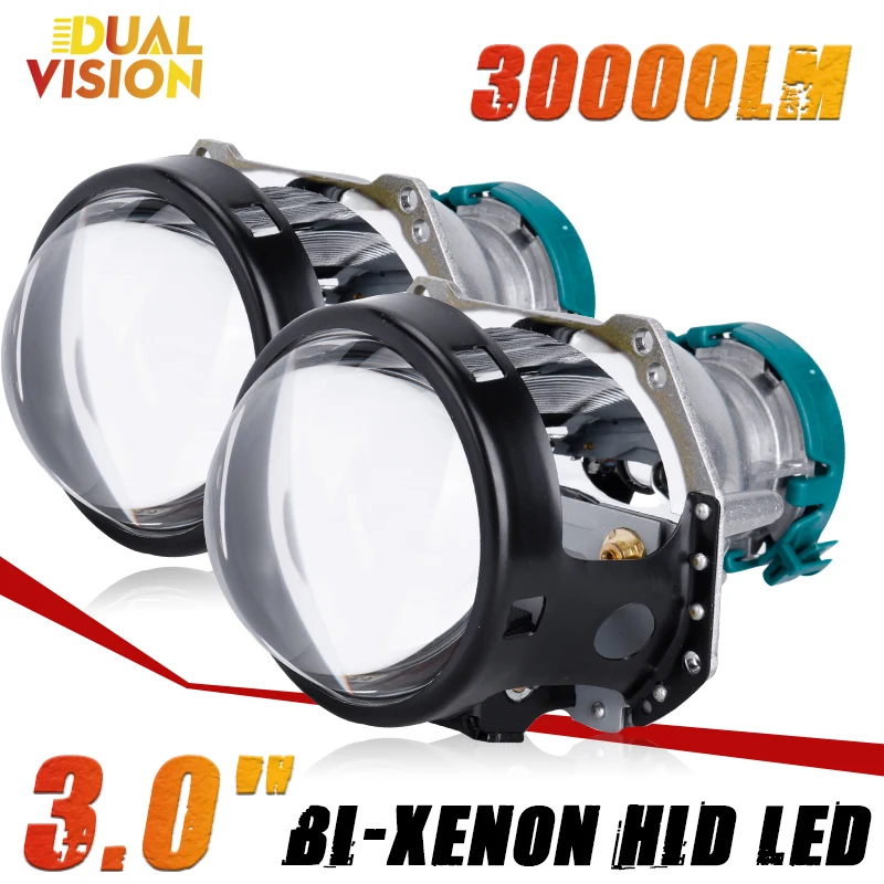 Bi Xenon Projector Lens Car Light LED D1S D2S D3S D4S For Hella 3R G5 ...