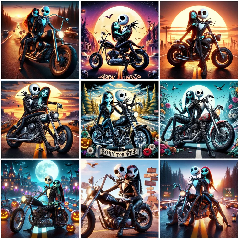 Disney-Full-Kit-Diamond-Embroidery-The-Nightmare-Before-Christmas-5D ...