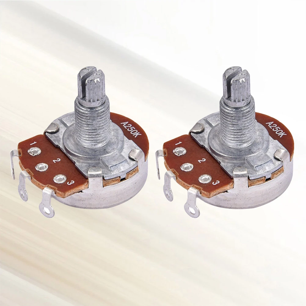 2 Pcs Linear Potentiometer Mini Amp Amp Electric Guitar Cts Pots Guitar ...