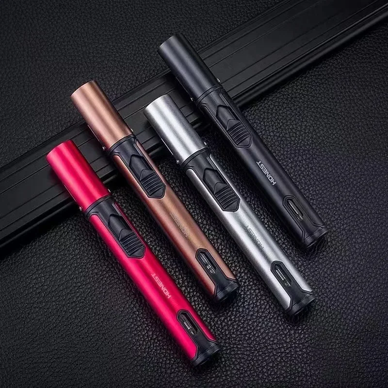 HONEST-Outdoor-Inflatable-Lighter-Windproof-Straight-Pen-Welding-Gun ...