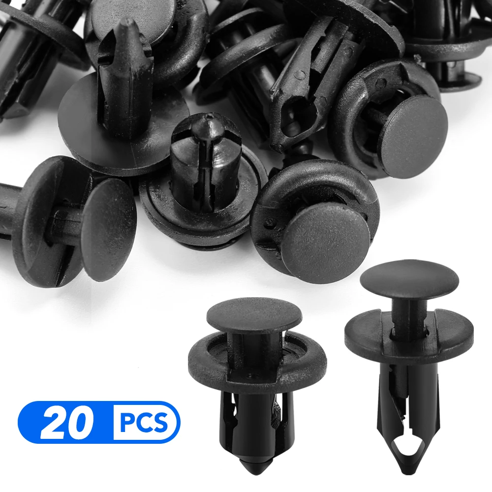 20pcs Auto Fastener Clip Body Push Retainer Pin Rivet for Smart Fortwo ...