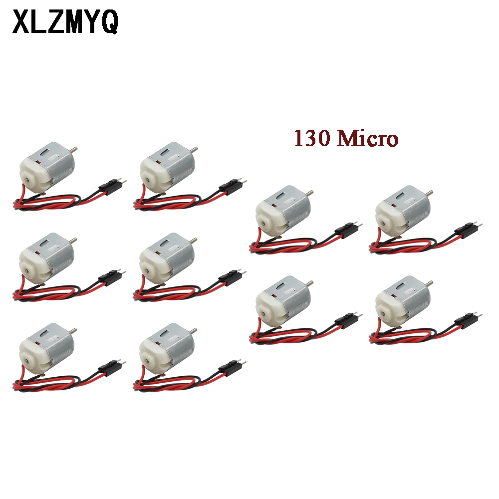 10Pcs-130-Mini-Micro-DC-Motor-Miniature-DC-Motors-For-Arduino-DIY-Cars ...