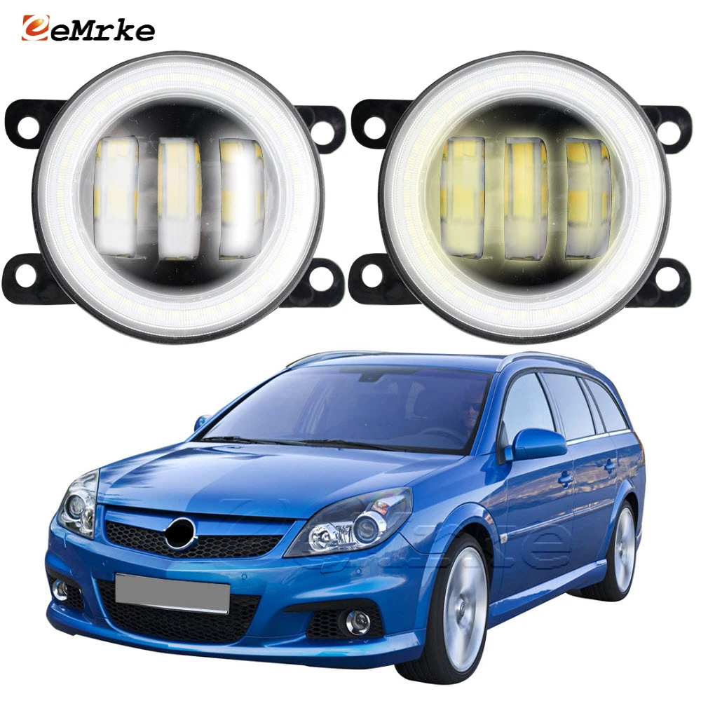 2X Led Fog Light Angel Eye DRL for Opel Vectra C OPC,Vectra VXR 2006 ...