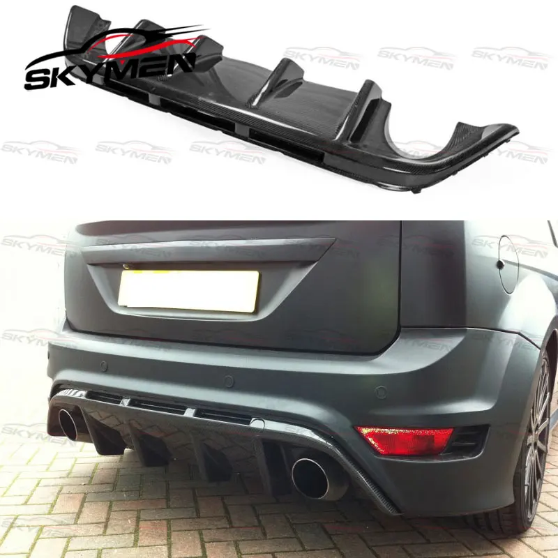 Car-Styling-For-Ford-Focus-2010-MK2-RS-Type-Carbon-Rear-Diffuser-Glossy ...