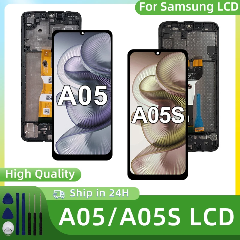 IPS SM-A055F Display For Samsung A05 LCD A055 SM-A055F/DS Display Touch ...