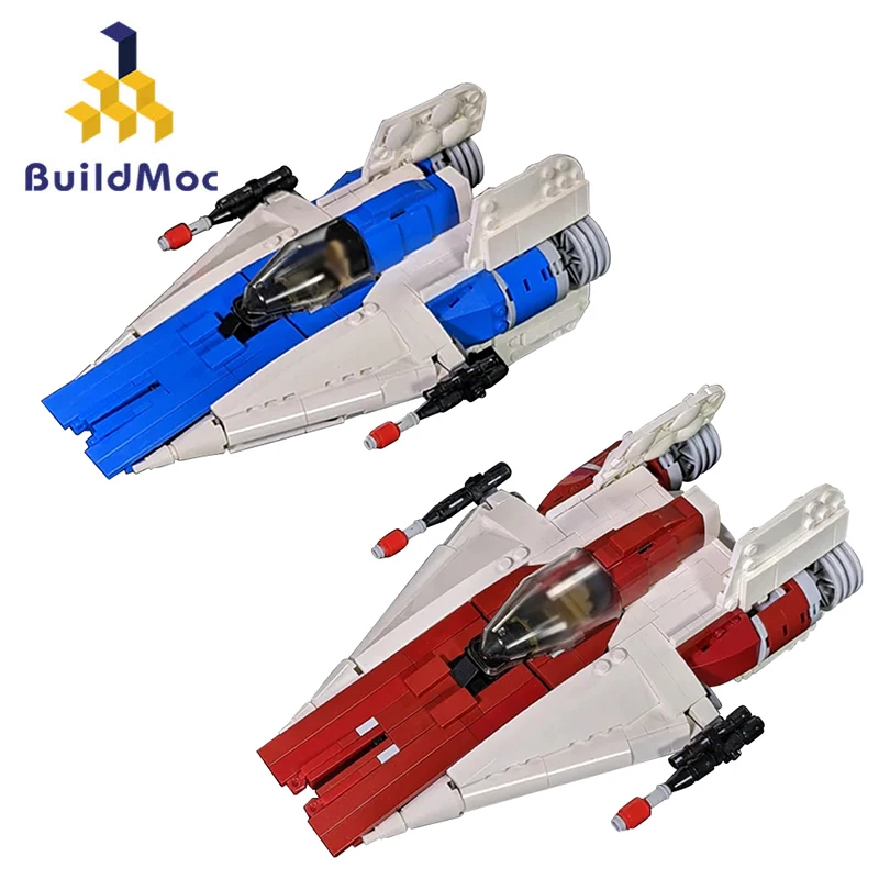 Buildmoc-Space-Wars-A-wing-Starfighters-Spaceship-MOC-Set-Building ...