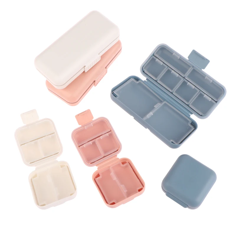 5-8-Grids-Double-layer-Small-Pill-Box-Pill-Storage-Box-Travel-Pill-Box ...