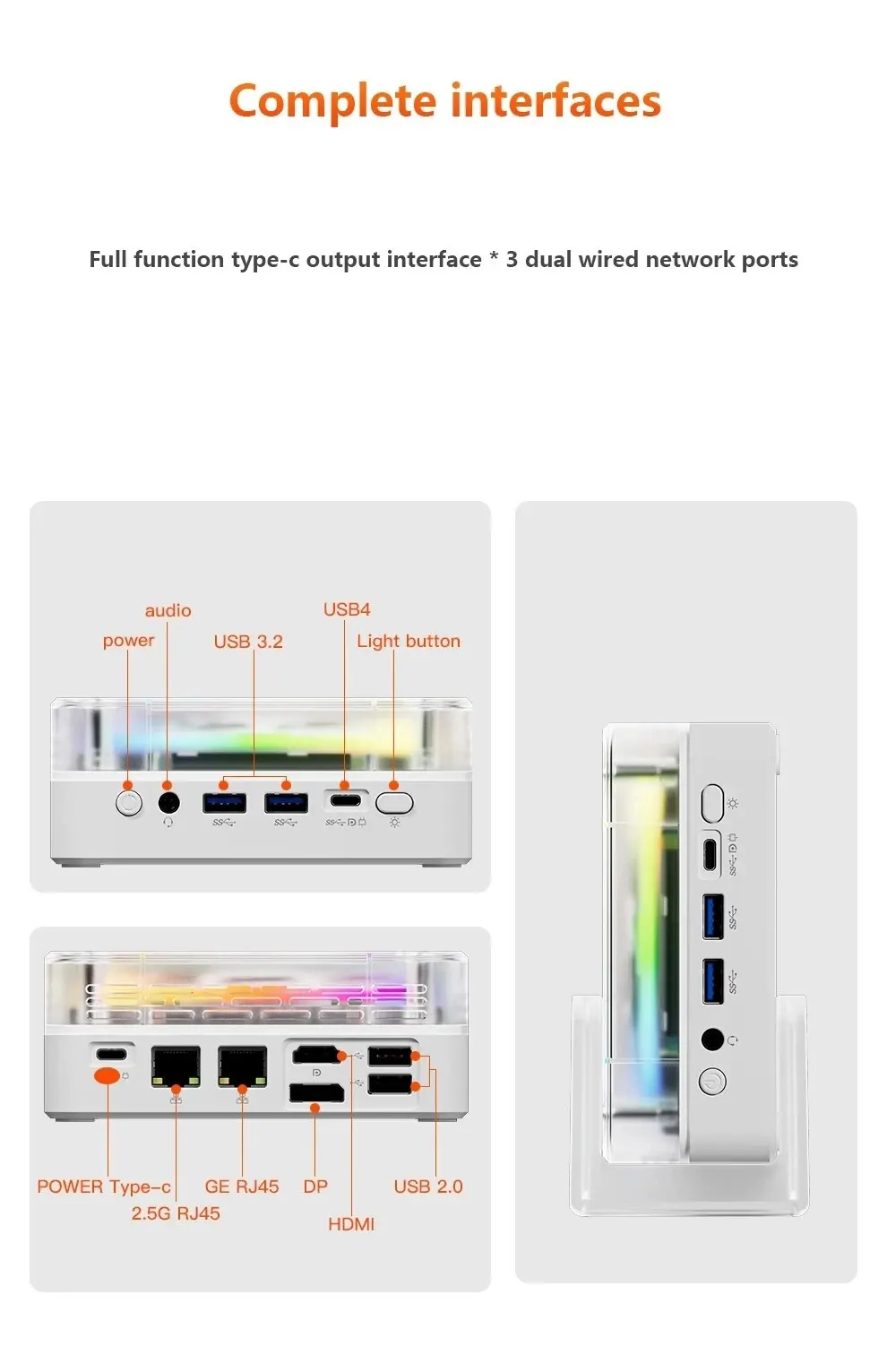 FIREBAT MINIPC AMD R7-7735HS Mini Pc Colorful Gamer 16GB 512GB DDR5 ...
