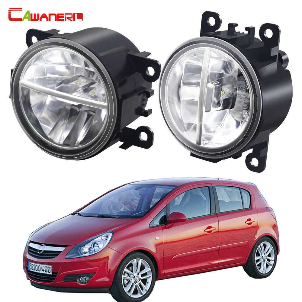 2-X-30W-Car-LED-Fog-Light-Assembly-Fog-Driving-Lamp-DRL-For-Opel-Corsa ...