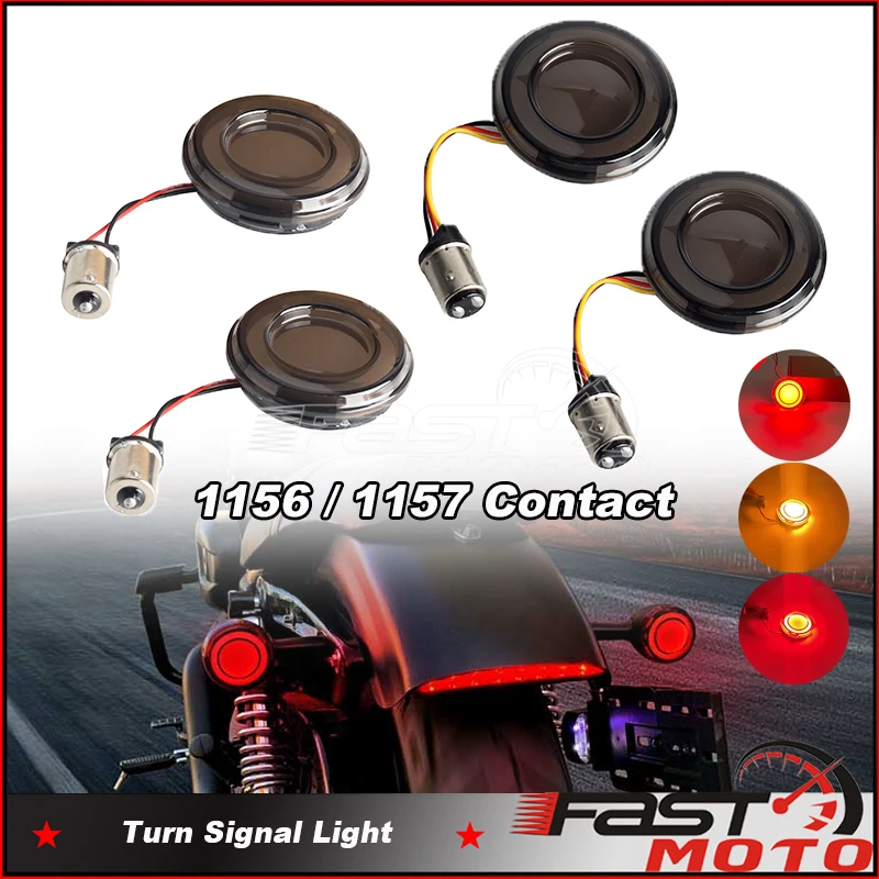 1156/1157 Bullet Style LED Turn Signal Indicator Light Brake Lamp For ...