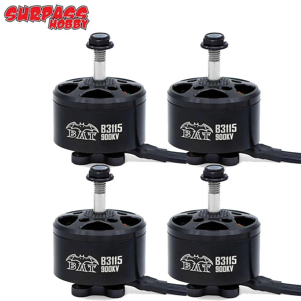 SURPASS HOBBY B3115 3115 900KV/ 1050KV 6S Brushless Motor Compatible ...