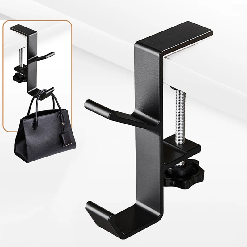 Metal-Utility-Hooks-Desk-Clamp-Hook-Creative-Storage-Organizer-Hooks ...