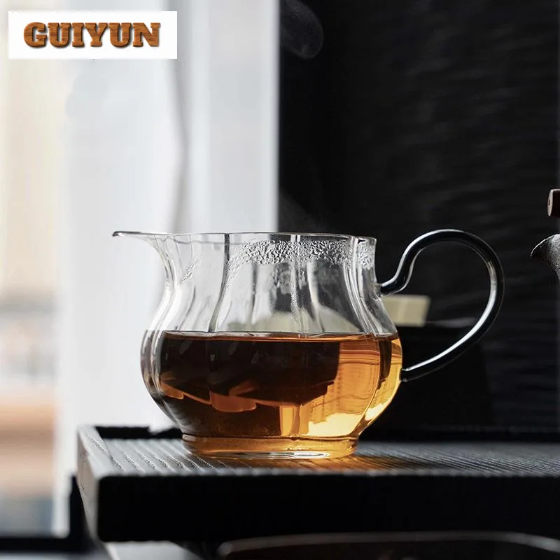 220ml-Japanese-Transparent-Glass-Heat-Resistant-Handle-Tea-Pitcher ...