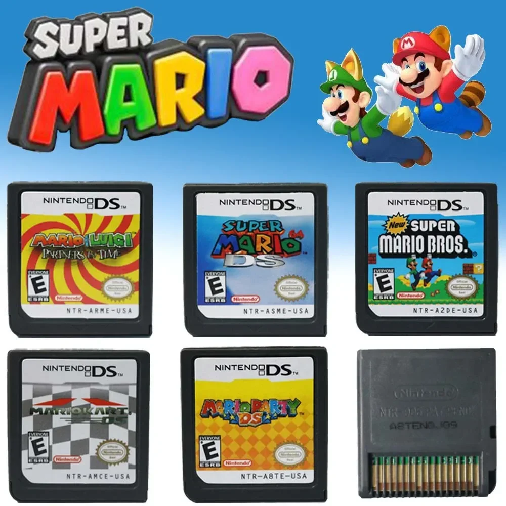 Mario-Series-DS-Games-Cartridge-Super-Mario-Bros-Video-Game-Console ...
