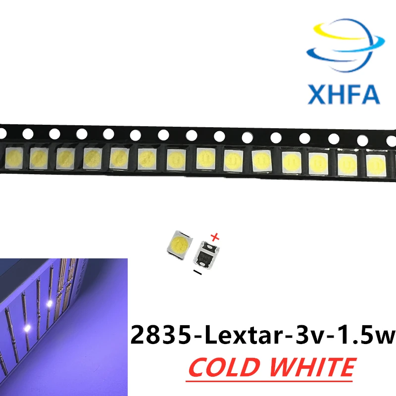 50PCS-Original-LEXTAR-2835-3528-1210-3V-1w-2W-SMD-LED-For-Repair-TV ...