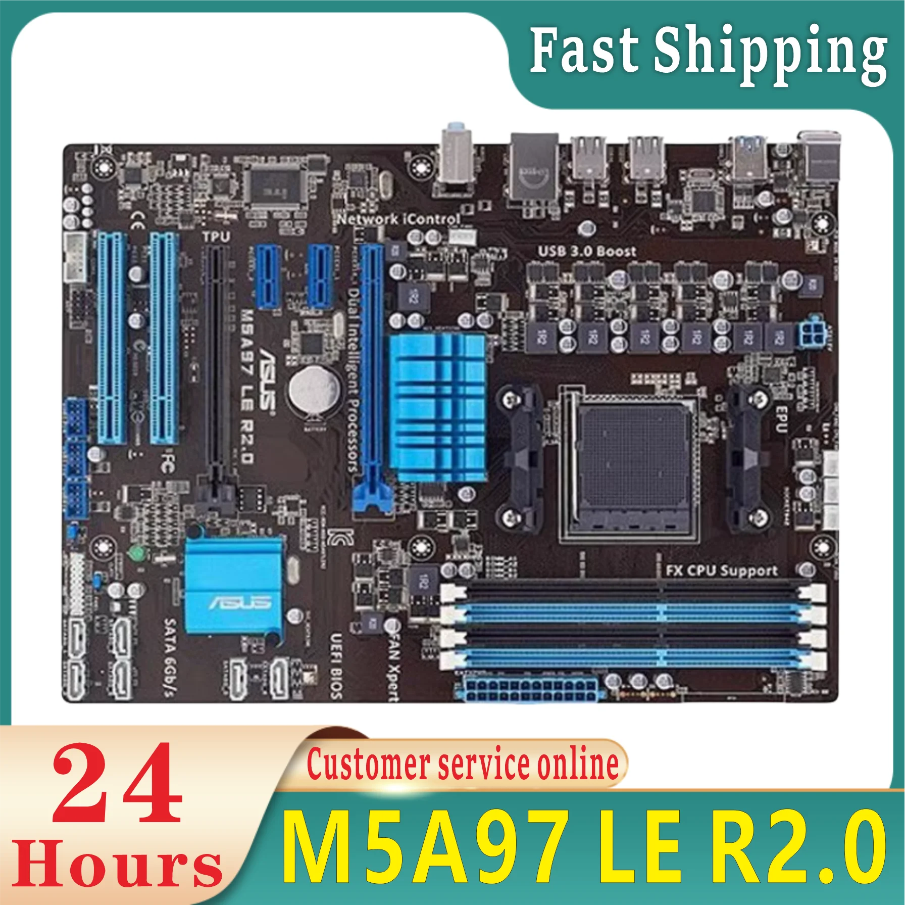 Placa-m-e-AM3-Desktop-adequada-para-slot-ASUS-M5A97-LE-R2-0-AM3-DDR3 ...