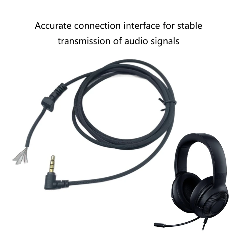 Audio Cable for Razer Kraken X Wired Gaming Headset Cable Original Gold ...