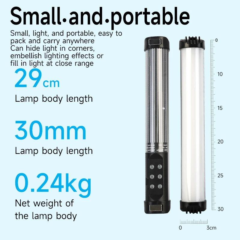 FB-RGB-Photographic-Lighting-Mini-Handheld-LED-Light-Stick-Tube-Stick ...