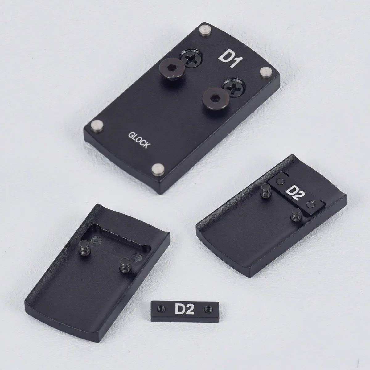 Red Dot Scope Mount Base Optics Sight Scope Pistol Mount Plate Adapter ...