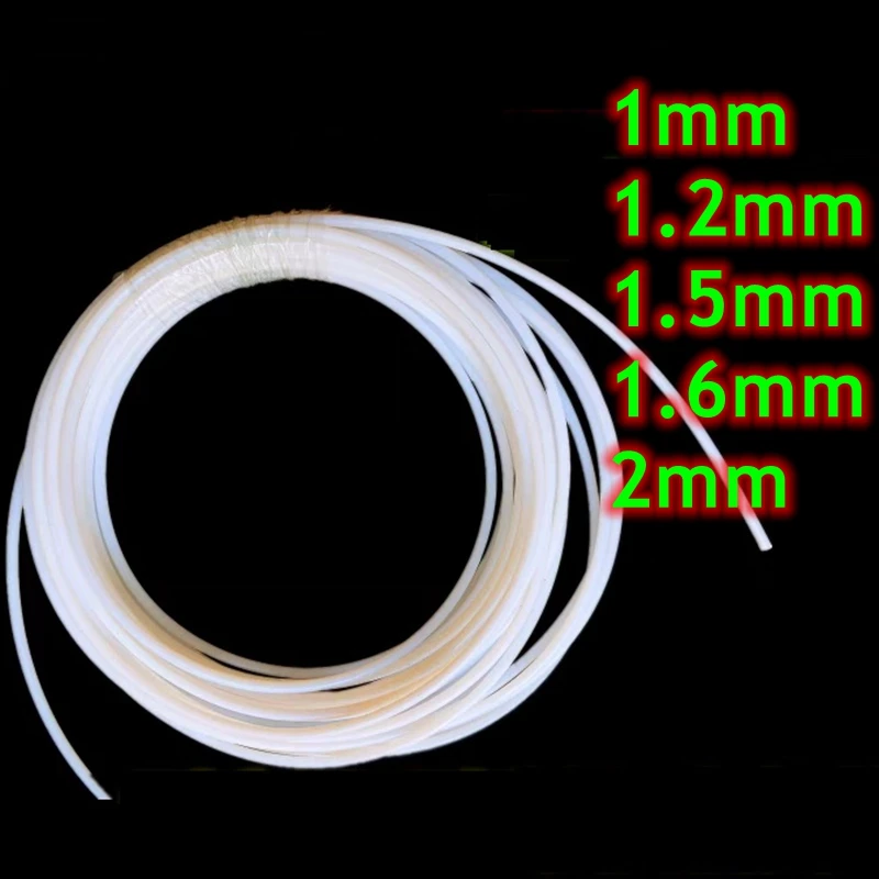 1mm 1.2mm 1.5mm 1.6mm Ptfe rod polytef bar tetrafluoroethylene wire ...