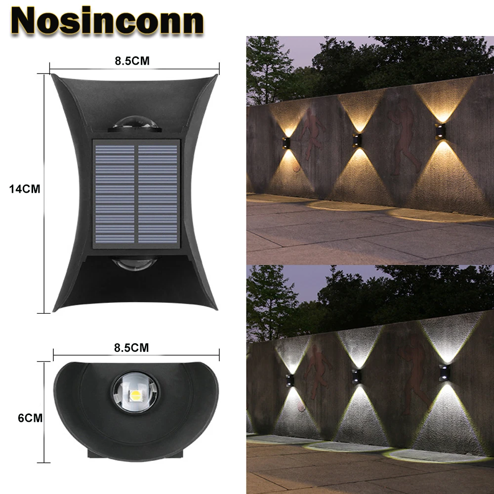IP65-Solar-Powered-LED-ilumina-o-exterior-preto-ABS-externo-Solar-Lamp ...
