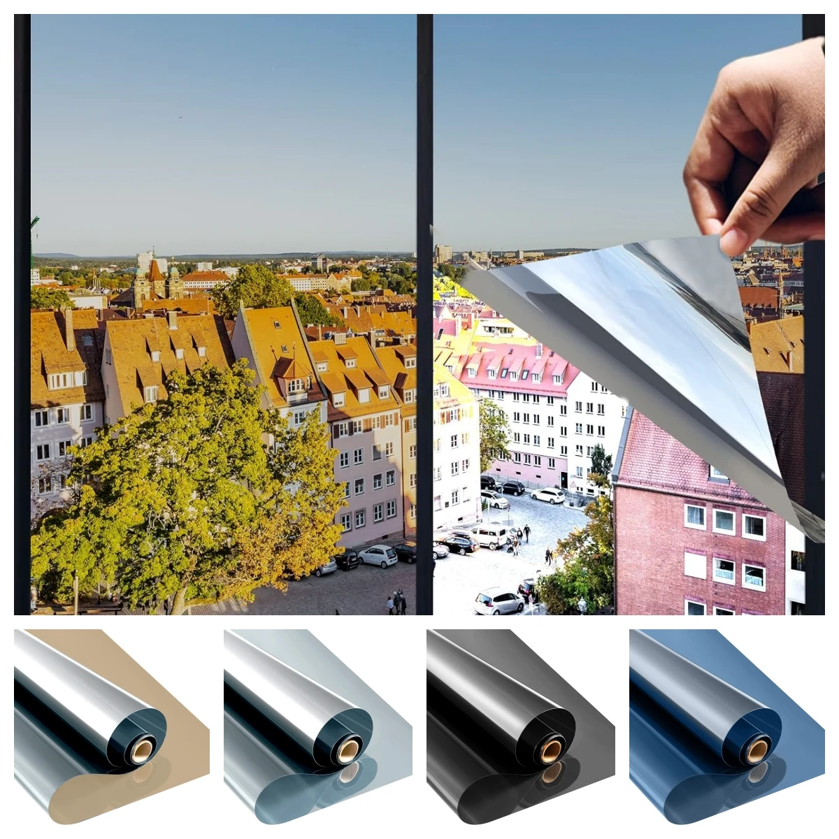 One-Way-Spiegel-Window-Privacy-Film-Overdag-Anti-Uv-Zon-Blokkering ...