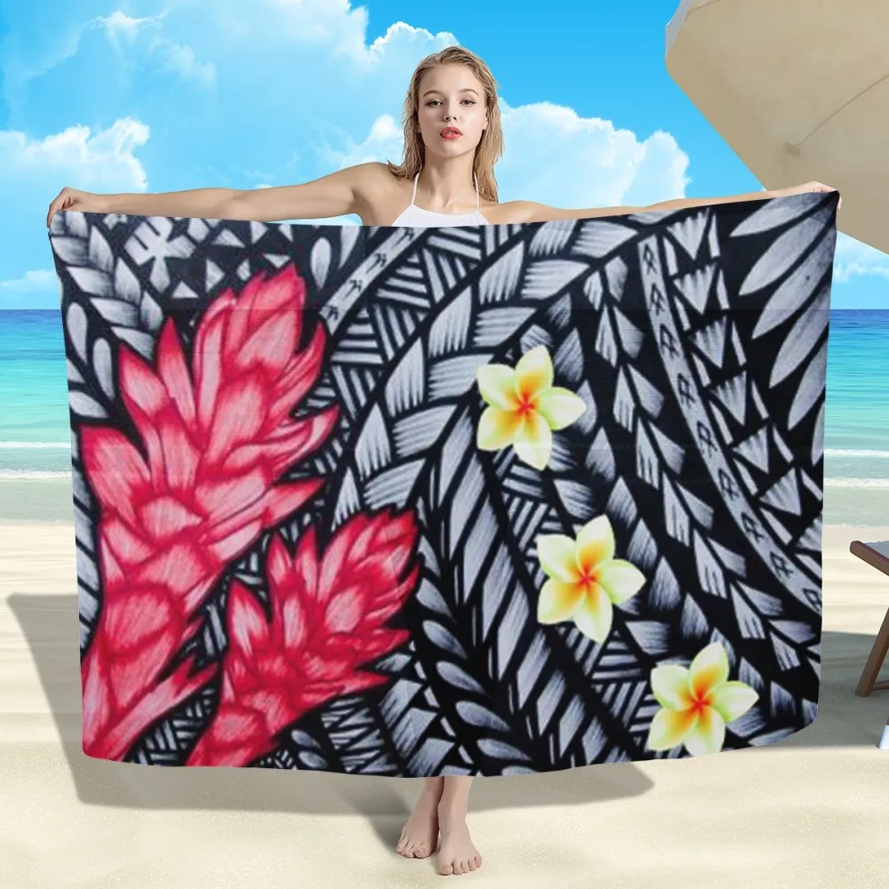 Cumagical-Hot-Samoa-Polynesian-Tribla-Print-Lavalava-Ladies-Sarongs ...