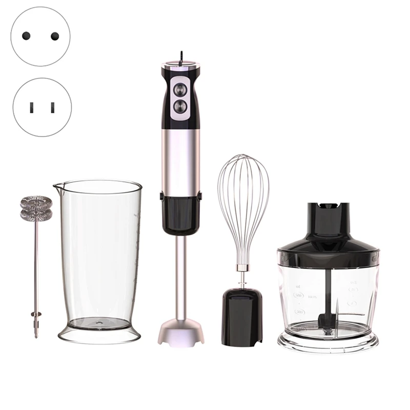 Immersion-Hand-Blender-5-In1-600W-Electric-Blender-Handheld-Stick-Mixer ...