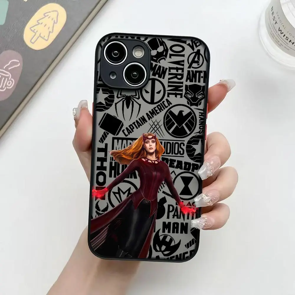 Funda de teléfono Marvel Scarlet Witch Wanda para Apple iPhone 16 ...