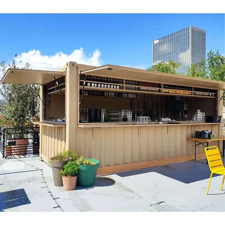 Uk-Design-Prefabricated-Cafe-Container-5-Mete-Portable-Shipping ...